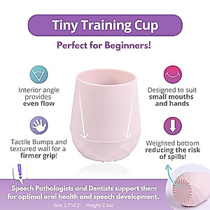 Lilow Silicone Baby Feeding Set | Baby Led Weaning Supplies | Suction Baby Plates and Bowls Set Bib Tiny Cup Spoon and Fork| First Stage Baby Dishes | Self Feeding Utensils Set for Eating Solid Food