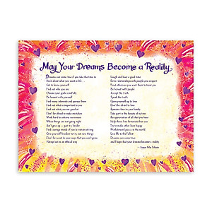 Blue Mountain Arts 2021 Calendar "You Can Do Anything / Words to Remember as You Follow Your Dreams" 9 x 12 in. 12-Month Hanging Wall Calendar of Monthly Reminders to Help You Reach