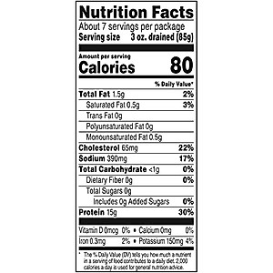 Swanson White Premium Chunk Canned Chicken Breast in Water, Fully Cooked Chicken, 12.5 OZ Can (Pack of 2)