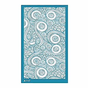 Silk Screen for Clay, Reusable Silk Screen Stencils for Earrings, Silkscreens for Clay Jewelry, Texture Sheets for Clay-17