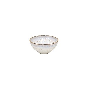 Casafina Ceramic Stoneware 22 oz. Soup & Cereal Bowl - Taormina Collection, White & Gold | Hand-Painted 18-Karat Gold Rim Dinnerware | Food Safe Glazing | Restaurant Quality Tableware
