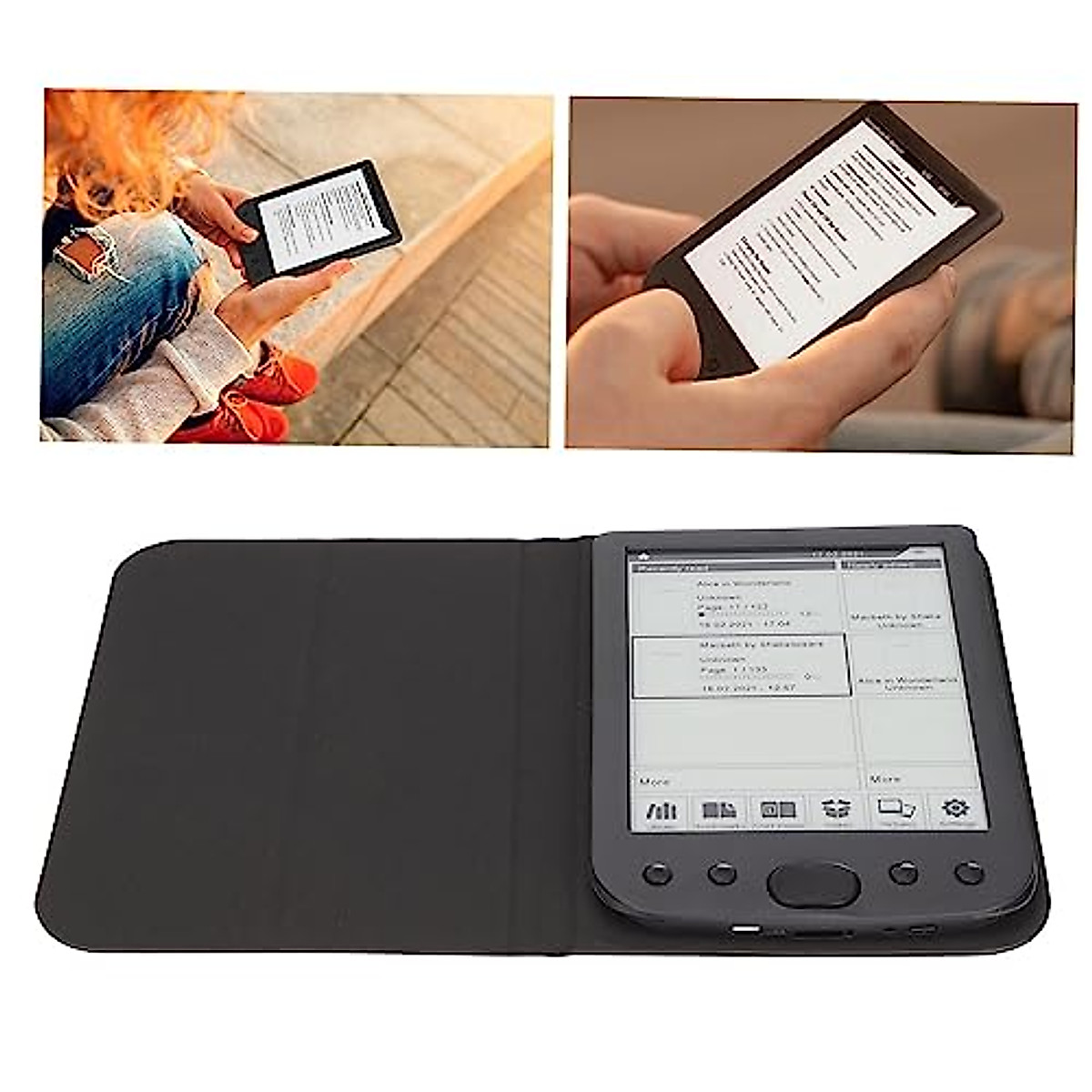 Elevate Your Reading Experience with 6-Inch Ink Screen Ereader: 8000 8GB 512MB eBook Reader with Protective Film