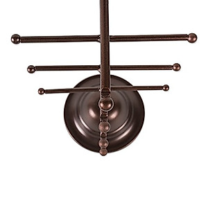 DII Accessory Organization Collection Jewelry Stand, Necklace/Glasses, Bronze