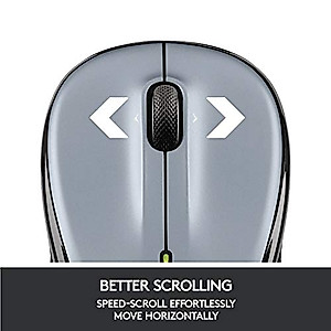 Logitech Wireless Mouse M325 with Designed-For-Web Scrolling - Light Silver