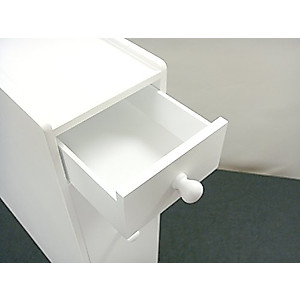 Proman Products Bathroom Floor Cabinet Wood in Pure White (Model: ZLMN46001)
