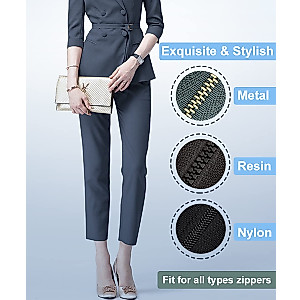 Zipper Repair Kit, Upgraded Zipper Replacement Slider Kit (99 PCS), Include Zipper Pull Replacement, Instant Zipper Plier, Easy Install, Zipper Fix Kit for Jacket Backpack Luggage (3 Sizes: #3, 5, 8)