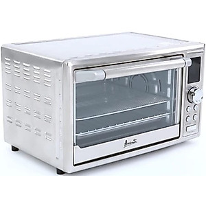 Avanti Air Fryer Oven Combo with 8 Pre-Set Functions and Digital Controls, 90 Minute Timer and Auto Shut-Off, 0.8 Cu.Ft., Metallic