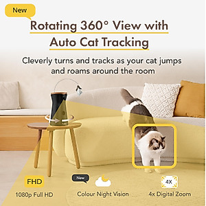Furbo Dog Camera: Treat Tossing, Full HD Wifi Pet Camera and 2-Way Audio, Designed for Dogs, Compatible with Alexa (As Seen On Ellen)