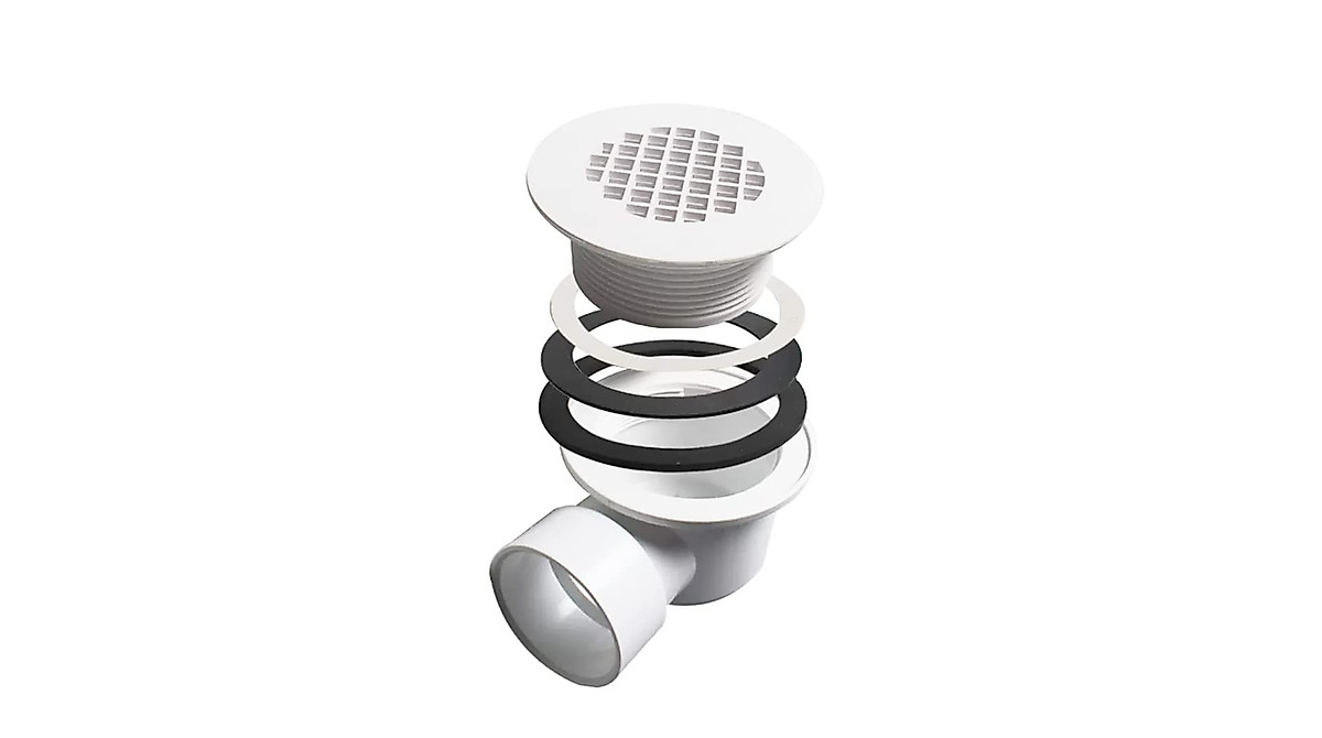 2" Low Profile Shower Drain – Easy Installation & Upgrades