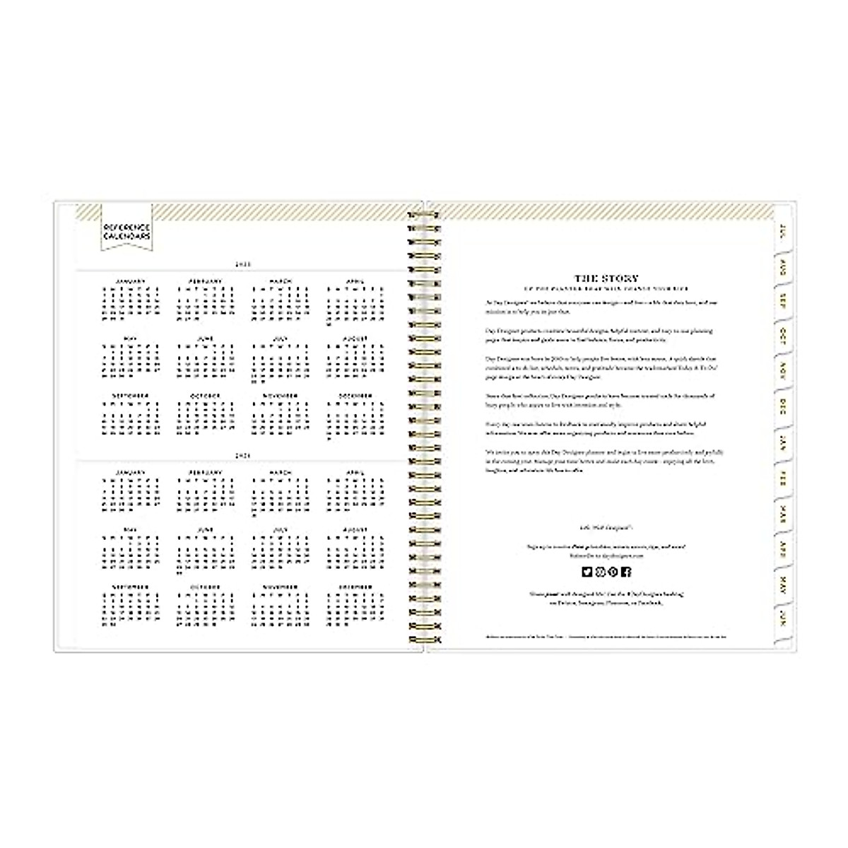 2023-2024 Day Designer Weekly/Monthly Planning Calendar, 8-1/2" x 11", Poppy Garden, July 2023 to June 2024, 142522