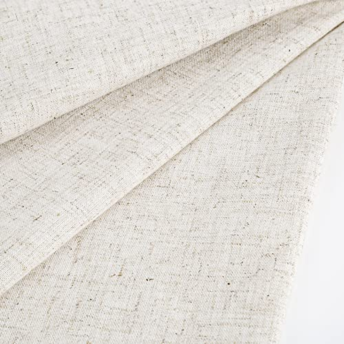 Caydo 60 by 27.5 Inch Linen Fabric, Large Size Linen Fabric Cloth for Needlework, Dressmaking, Bag, Embroidery, Tablecloths and Garments Craft