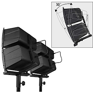 PRORECK Club 4000 18-inch 4000W P.M.P.O Stereo DJ/Powered PA Speaker System Combo Set Line Array Speaker and 18 inch Active Subwoofer with Bluetooth/USB/SD Card/Remote Control