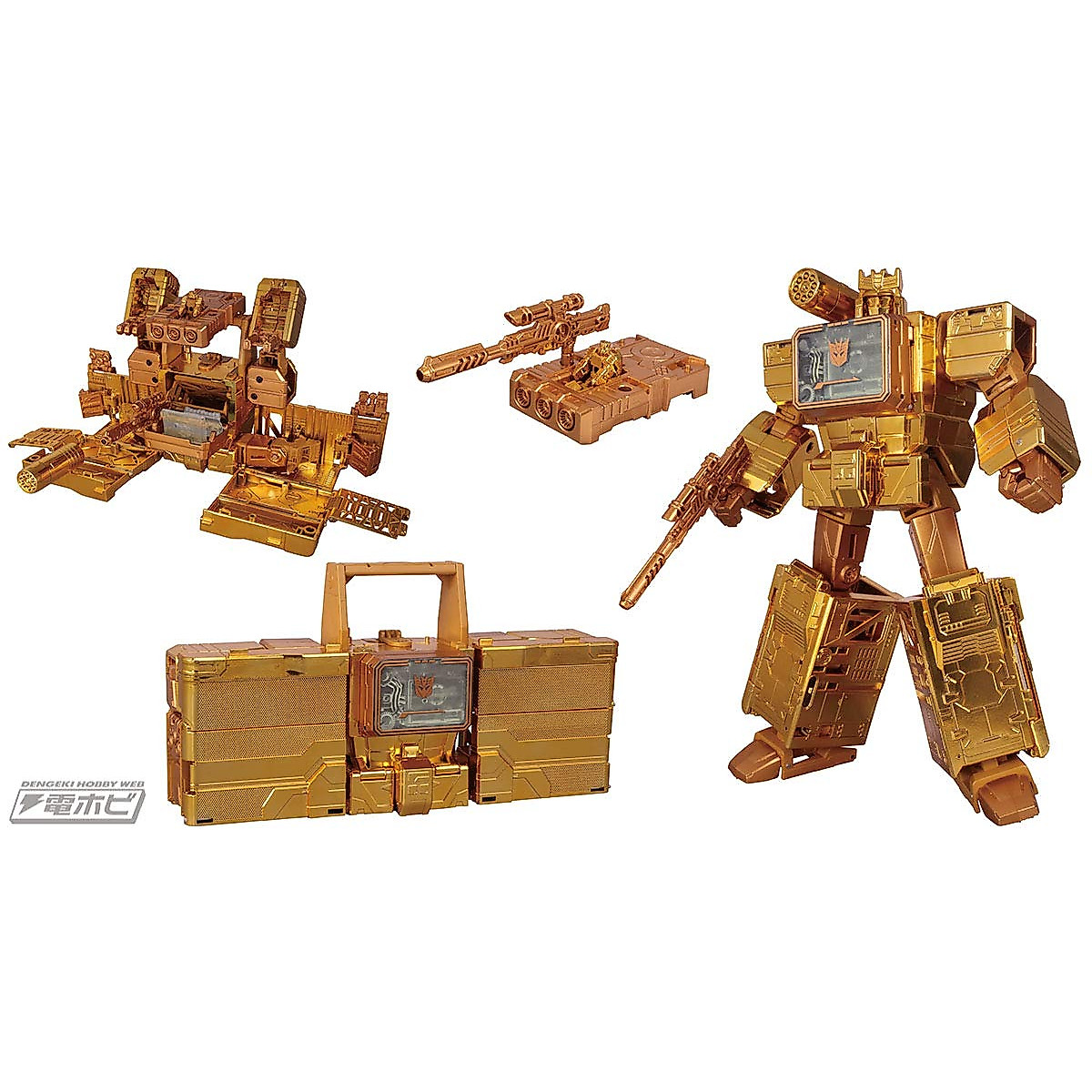 Takara Tomy Wonder Festival 2019 Winter Limited Trans FORMERS Golden Lagoon Sound Wave Action Figure