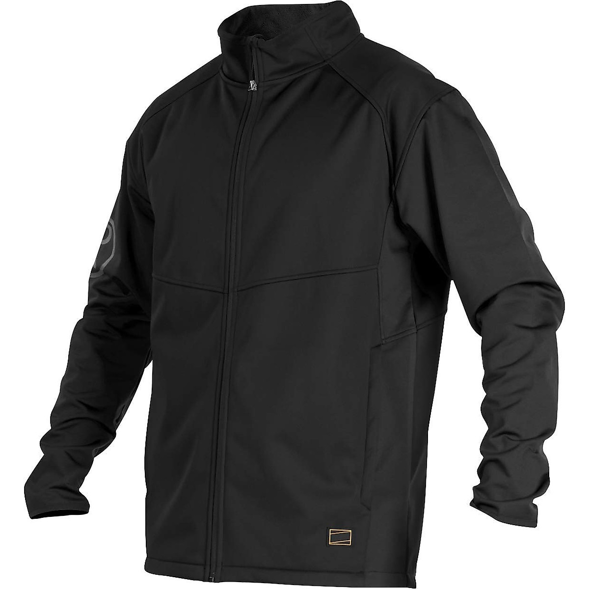 Rawlings Adult Gold Collection Mid-Weight Full-Zip Weather-Resistant Jacket, Black, Medium