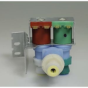 Water Inlet Valve Replacement For Kenmore 106.57032601 106.58587890 106.55544401 106.57362700 106.50792000 106.57024601 106.58976700 106.54234400 106.50589001 106.56536400 106.53582300 Refrigerator