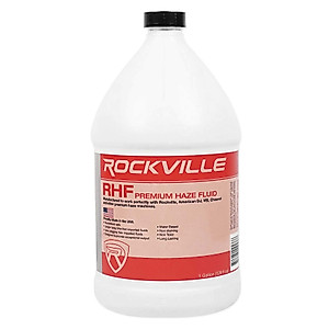 Rockville Gallon Water-Based Haze Machine Fuid Juice/Non-Clog/Long Hang Time (RHF)