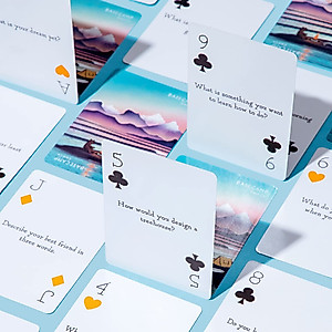 Basecamp Cards: Kids Edition Conversation Starters - 52+2 Family Friendly Unique Questions - Family Conversation Cards - Playing Cards - Fun Family Activity