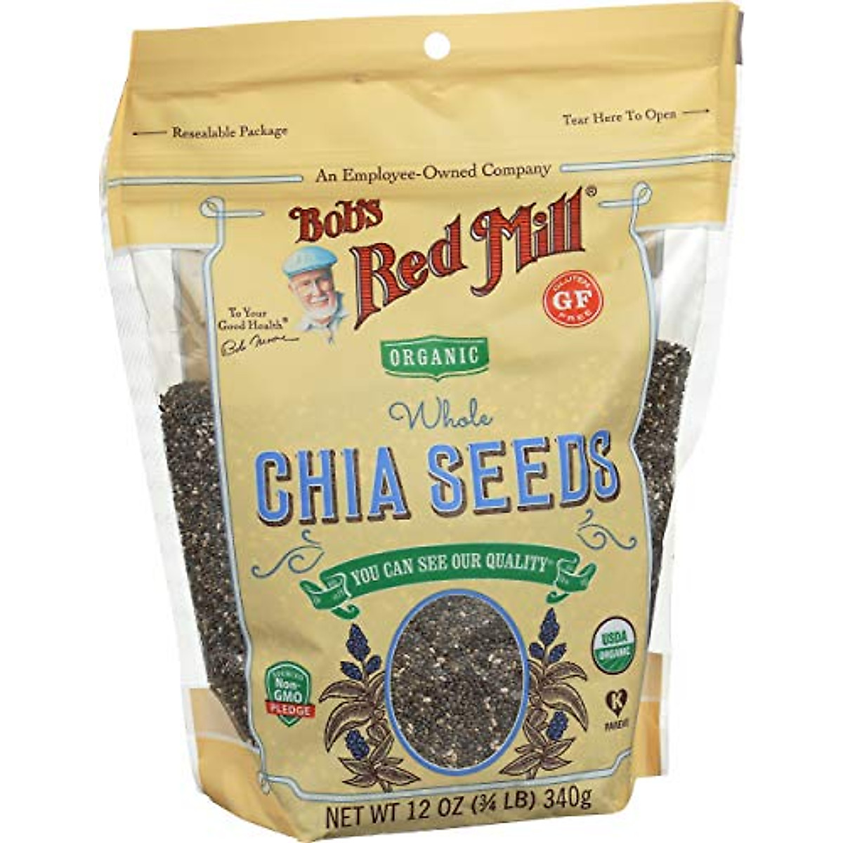 Bob's Red Mill Organic Chia Seeds, 12 Oz, (us)