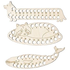 3Pcs Floss Organizer Embroidery Shelf, Cute Animal Shape Embroidery Floss Organizer,Thread Organizers for Cross Stitch Embroidery Thread Holder