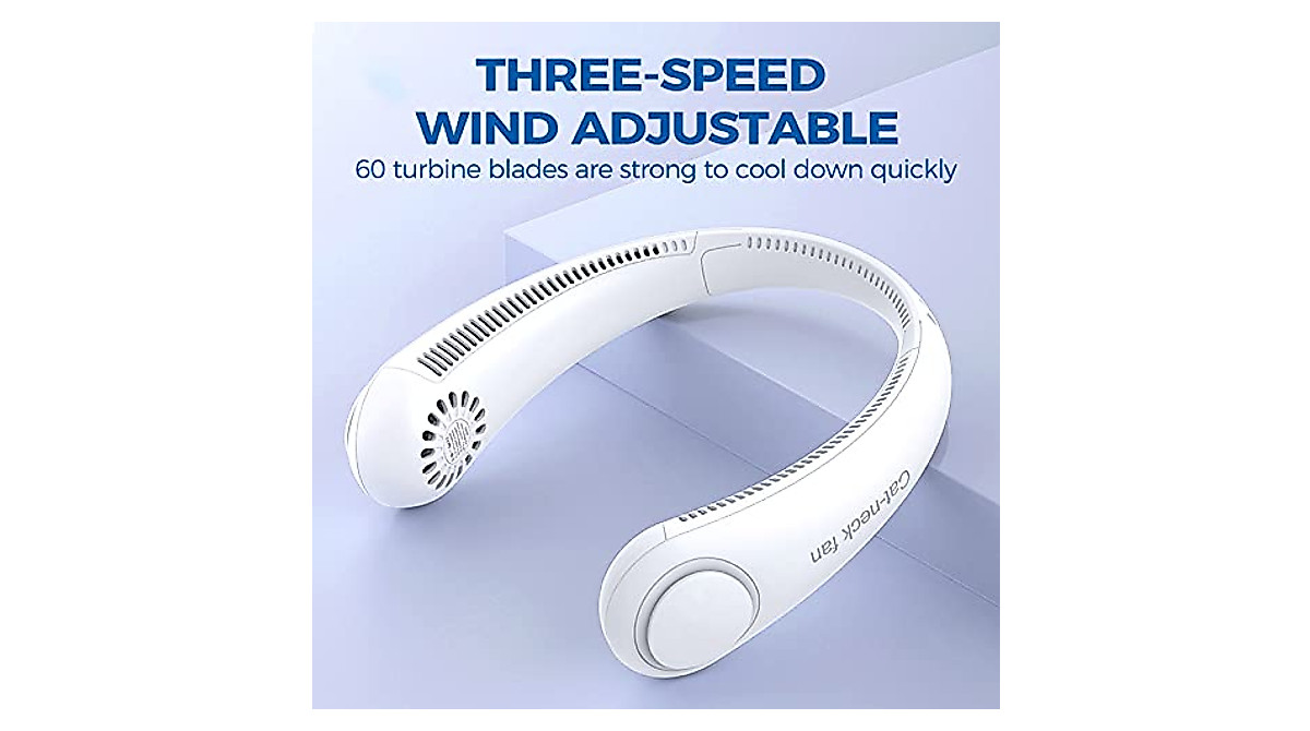 Hands-Free Neck Fan - Portable Bladeless Cooling Technology