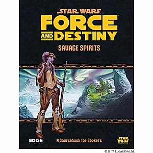 EDGE Studio Star Wars Force and Destiny Game Savage Spirits Expansion,Roleplaying Game, Strategy Game for Adults and Kids, Ages 10+,2-8 Players, Average Playtime 1 Hour,Made
