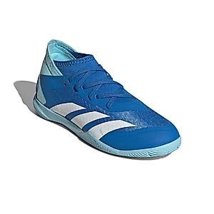 adidas Soccer Predator Accuracy.3 Indoor (Little Kid/Big Kid) Bright Royal/White/Bliss Blue 3.5 Big Kid M