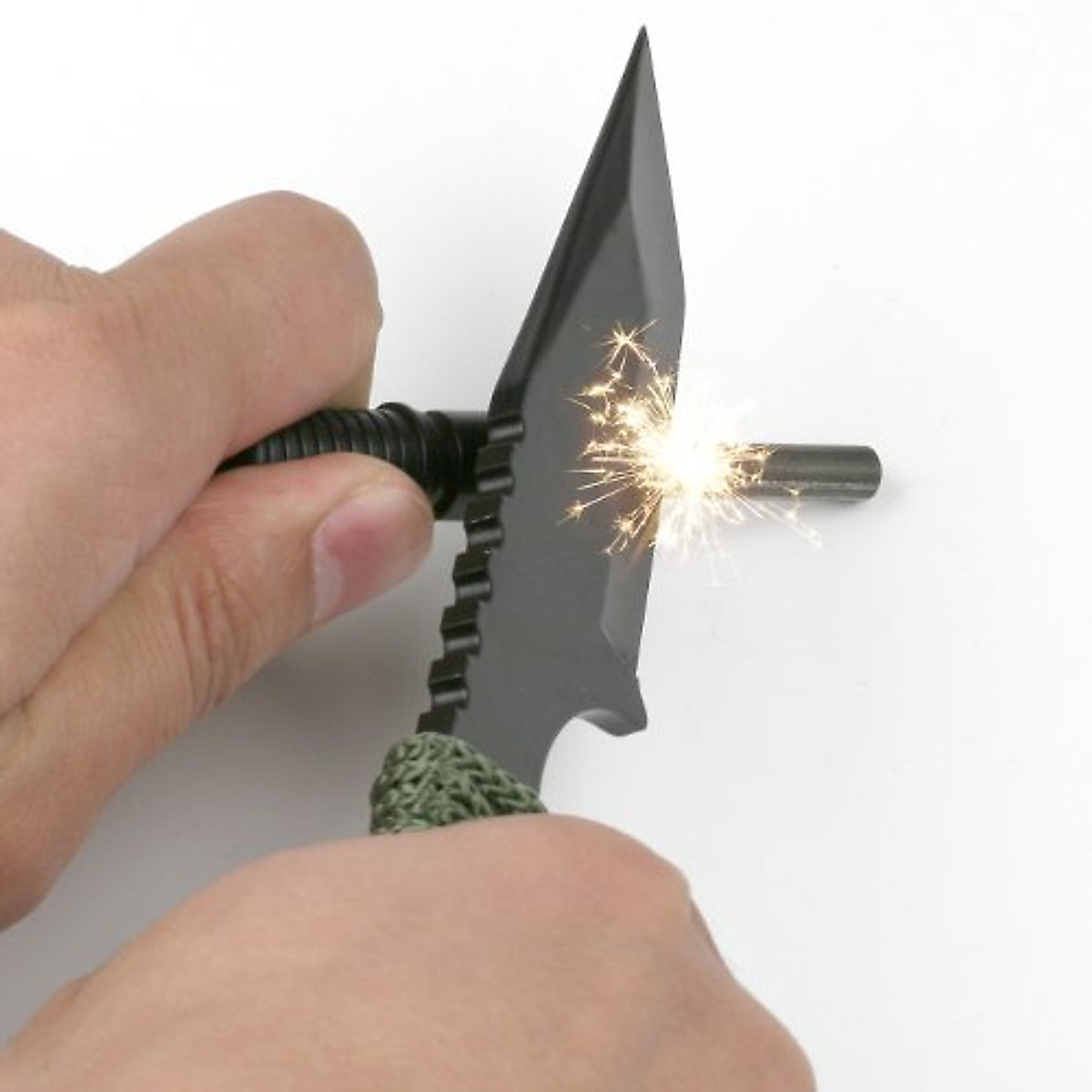 SE Outdoor Tanto Knife with Firestarter - KHK6320