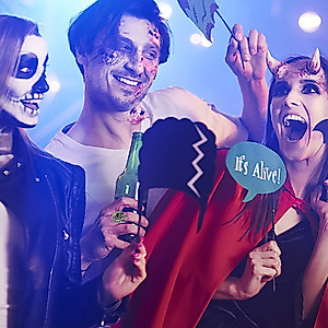 Long tiantian Skeleton Hand Bracelet Metal Skull Bracelet with Ring Hand Chain Halloween Costume Outfits Accessories for Women 2024