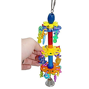 00943 Charmed Bird Toy Parrot Cage Toys Cages Parakeet Conure Cockatiel