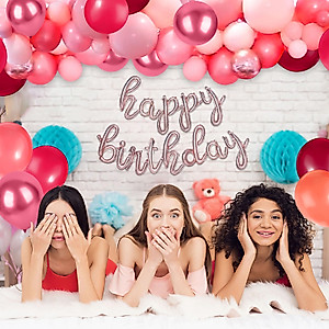 AMOR PRESENT 110 pcs Red Balloons, 12 Inches Light Red Latex Balloons Garland Arch Kit for Birthday Wedding Baby Shower Holiday Anniversary Christmas Vanlentine Party Decoration