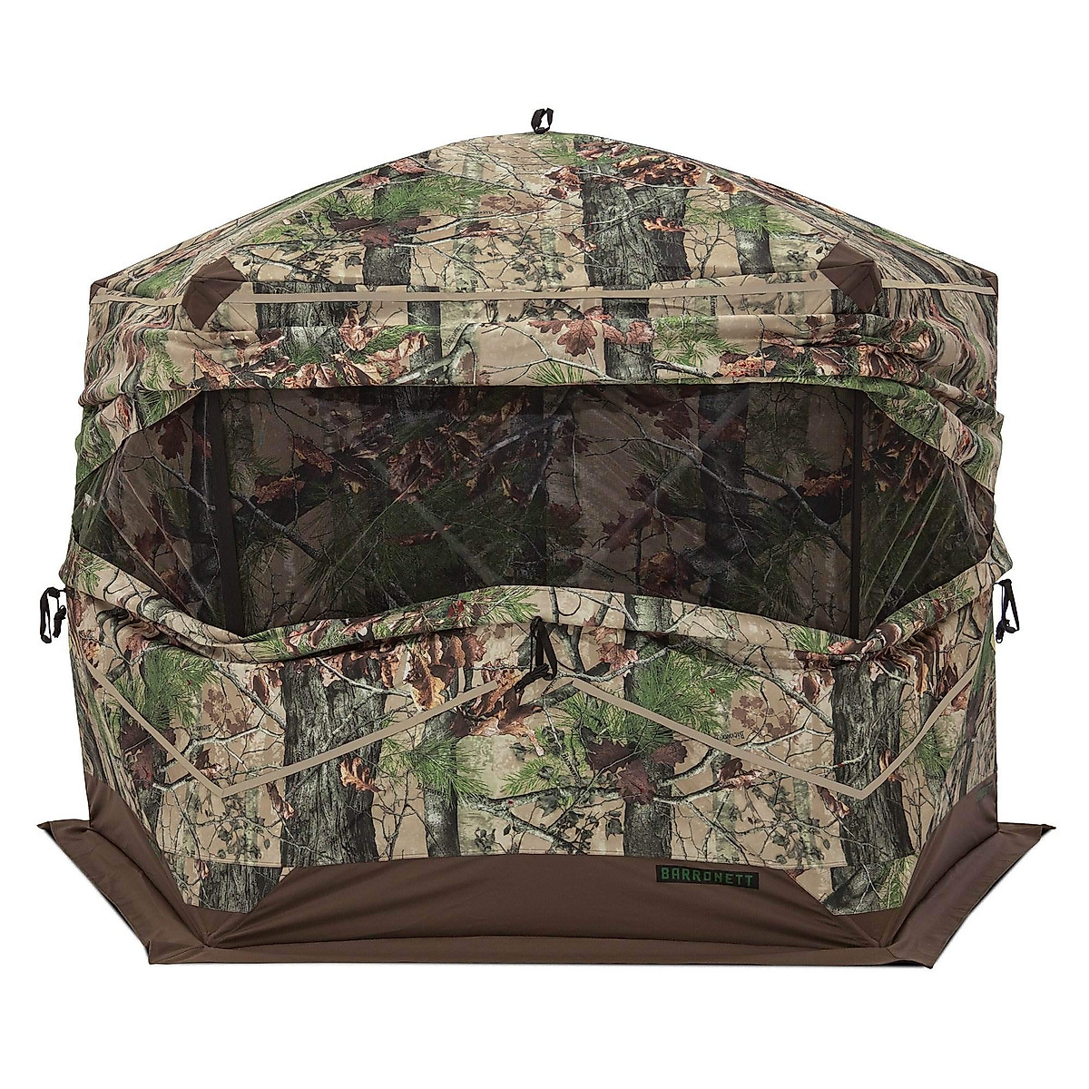 Barronett Blinds Big Ox 5 Backwoods Camo Pop Up Ground Hunting Blind (2 Pack)