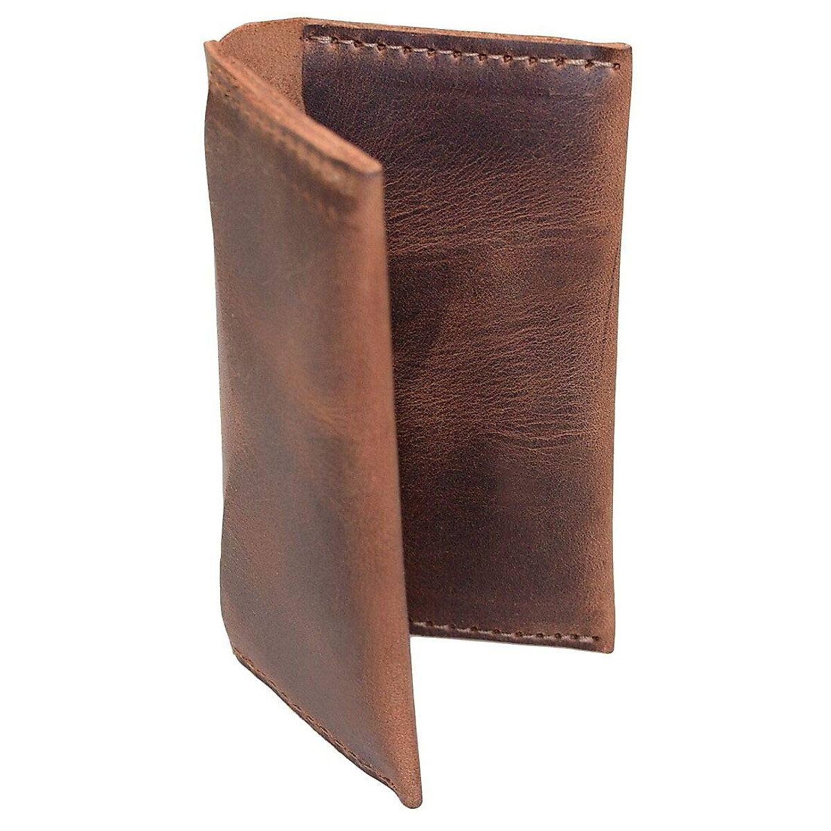 Hide & Drink, Leather Multiple Card Organizer, Holds Up to 12 Cards/Pouch/Wallet/Case/Stylish/Accessories, Handmade :: Bourbon Brown