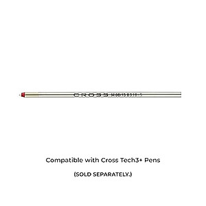 Cross Mini Ballpoint Pen Refill - Red Medium - Dual Pack, Medium Red (8518-5)