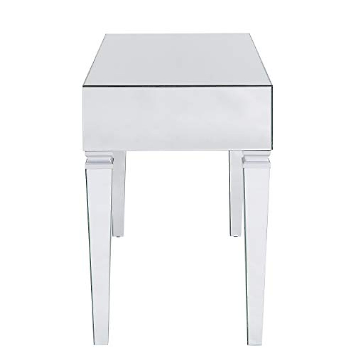 SEI FURNITURE Darien Mirrored Desk, Silver