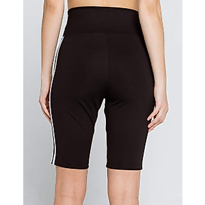 adidas Originals Women's Adicolor Classics High Waisted Short Tights Black 3X