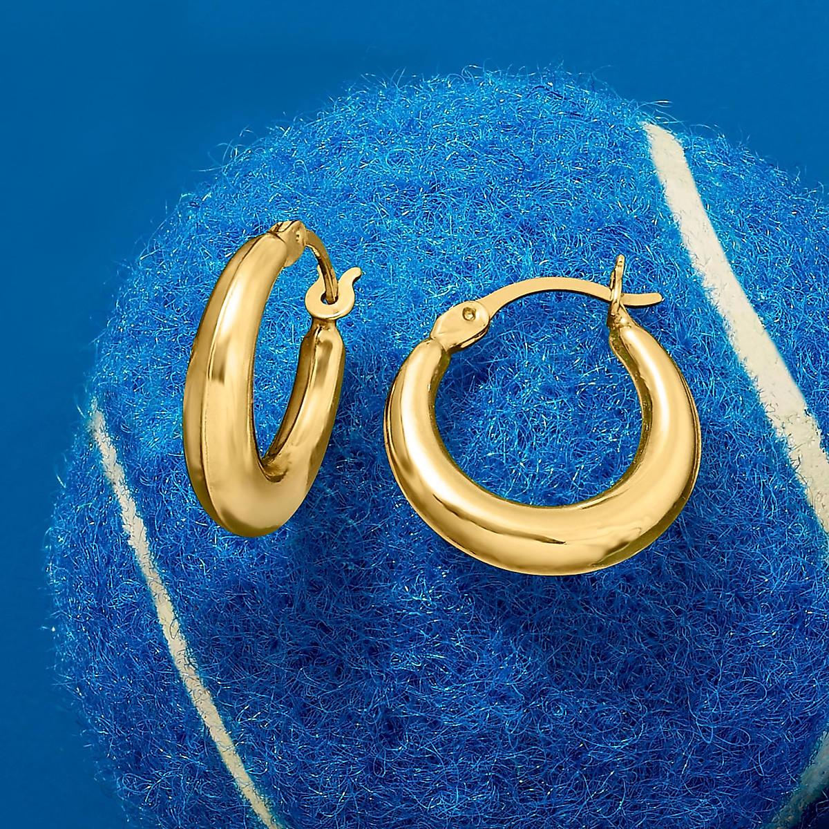 Ross-Simons 14kt Yellow Gold Hoop Earrings