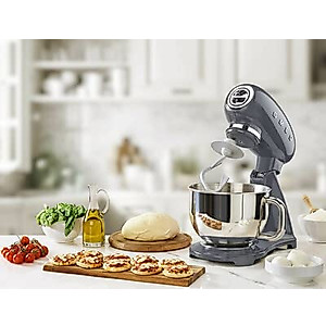 SMEG 50's Retro Stand Mixer with Accessories Slate Gray SMF03GRUS