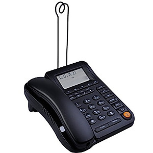 KerLiTar LK-P017 Home Office Corded Phone with Caller ID, Call Center Phone with Speakerphone Business Telephone with Headset Jack House Phone Landline Desktop Telephone