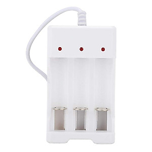 Portable Universal Rechargeable 3.6V Three Slots AA and AAA Battery Smart Charger