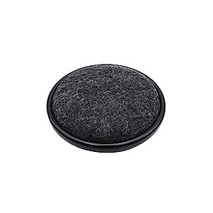 Shepherd Hardware 9092 2-1/2-Inch Carpet Base Furniture Cups, Brown, 4-Pack