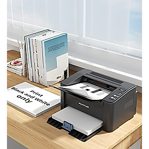 Pantum Compact Wireless Small Laser Printer P2502W Monochrome (Black and White) Single Function, Wireless Mobile Printing Airprint for Business and Home School Use, 23 PPM, Black