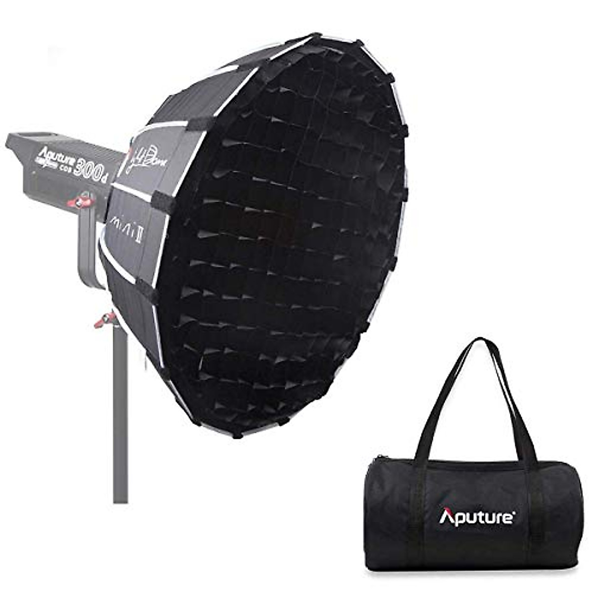 Aputure Light Dome Mini II (21.6") Parabolic Photography Softbox with Honeycomb Grid for Aputure 300X/300D II/Amaran 200X/100X and Other Bowens Mount Lights