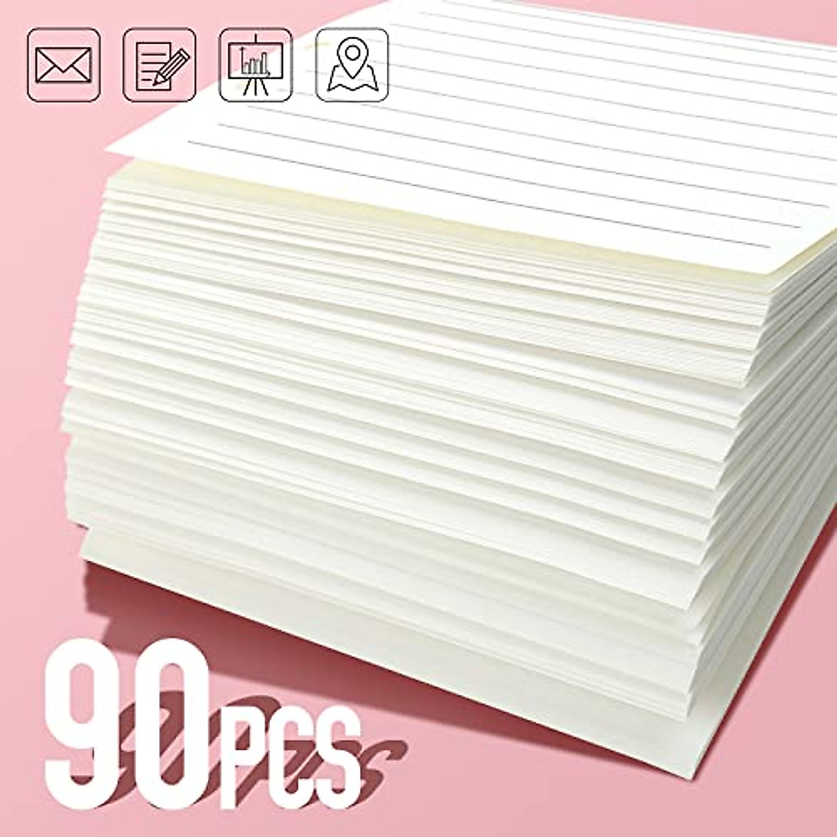 2 Pack A5 Refill Paper & 2PCS A5 Loose Leaf Pockets & 1 Pack 160PCS Index Tab with Ruler, LEOBRO A5 Planner Inserts, 6 Hole A5 Lined Paper Refill for 6 Ring Refillable Binder Planner Journal Notebook