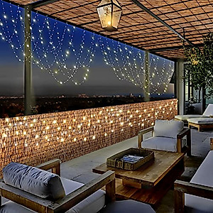 ZNCMRR Natural Reed Fencing Rolls,4FT X 16.4FT Eco-Friendly Reed Screen Curtain Balcony Reed Fence Bamboo Screen Fencing for Outdoor Backyard Patio（Brown）