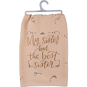 Primitives by Kathy My Sister Has The Best Sister Kitchen Dish Towel