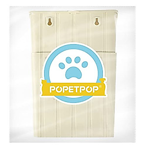 POPETPOP Parakeet Nesting Box, Bird Nest Breeding Box Bird Hut Cage Mounted Plastic Nesting Boxes for Cockatiel Budgie Parrot 2Pcs Bird Cage