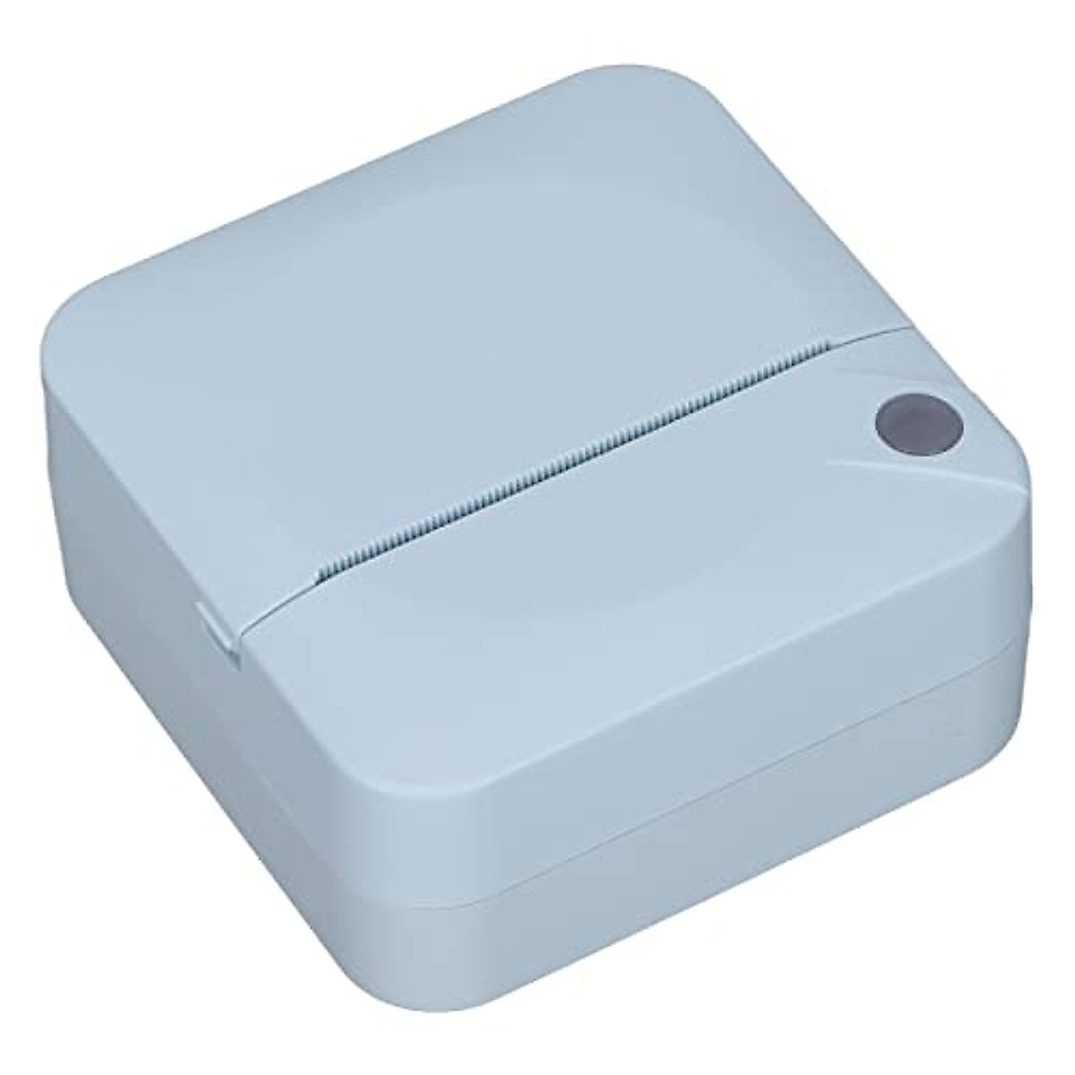 EBTOOLS Mini Thermal Printer, 200DPI Rechargeable Portable Pocket Printer, Black and White Imaging, Gift for Girls and Kids, for Printing Pictures, Memos, Wishes, Agendas(Blue)