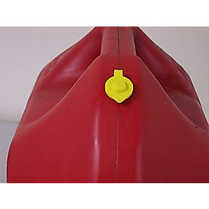 5 - Yellow Fuel Gas Can Jug Vent Cap Blitz Wedco Scepter Essence Midwest Eagle