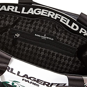 Karl Lagerfeld Paris Amour Tote, BLK/WHT Floral