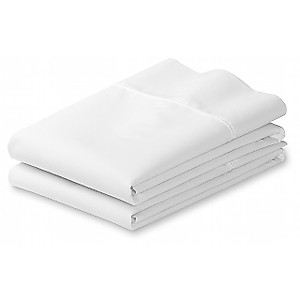 ienjoy Home Color Pillowcase Set, Solid, White, Standard